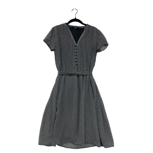 Robert Louis | Dresses | Black White Circle Pattern Robert Louis Womens ...